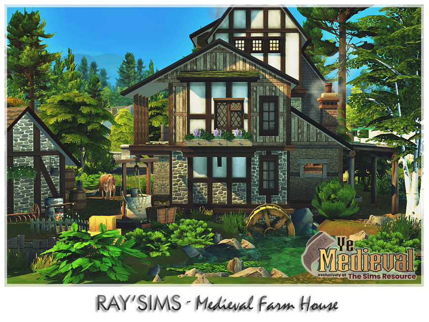 The Sims Resource - Ye Medieval - Farm House (TSR CC)