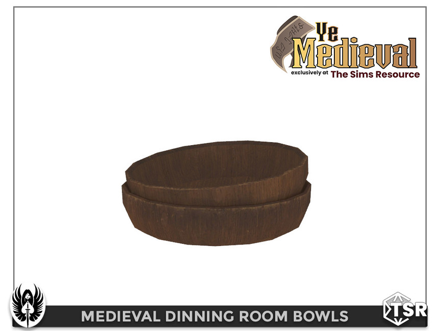The Sims Resource - Medieval Dinning Room Bowls
