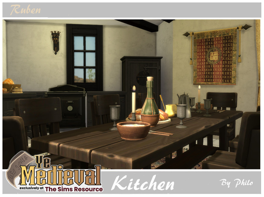 The Sims Resource - Ye Medieval Ruben's Kitchen