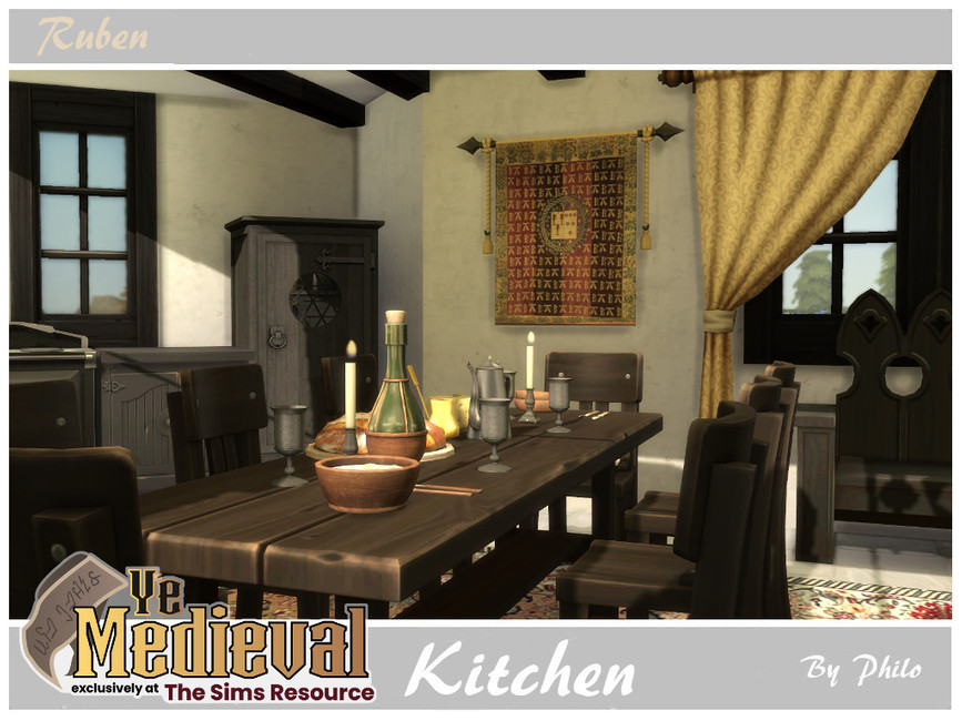The Sims Resource - Ye Medieval Ruben's Kitchen