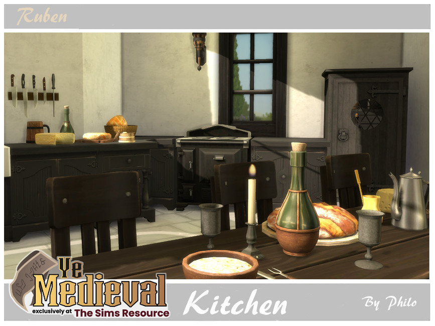 The Sims Resource - Ye Medieval Ruben's Kitchen