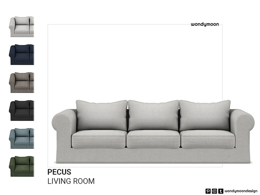 The Sims Resource - Pecus Sofa