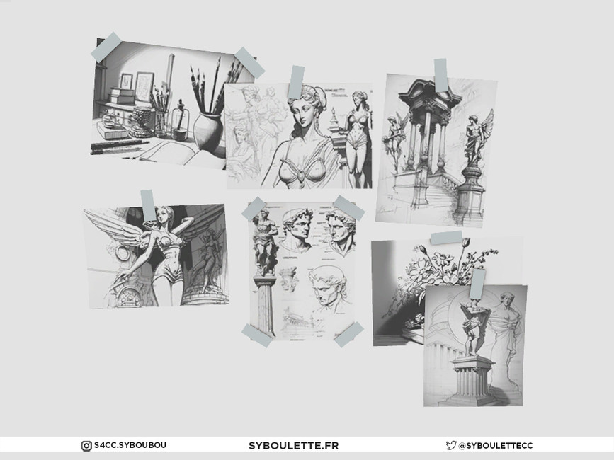 The Sims Resource - Painter studio - Wall drawing