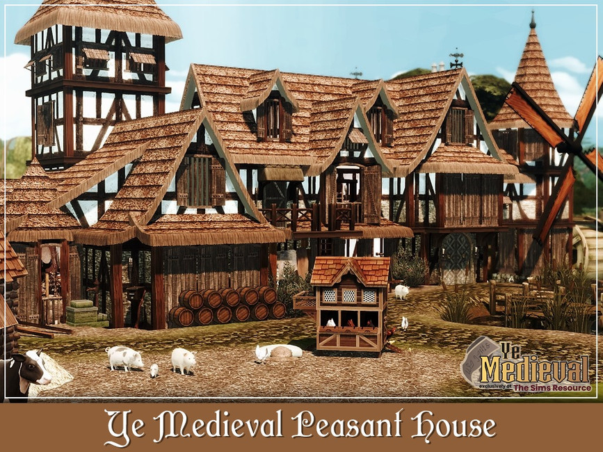 The Sims Resource - Ye Medieval Peasant House
