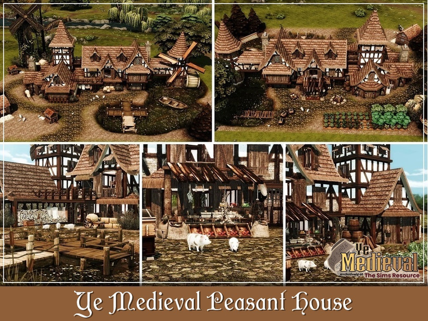 The Sims Resource - Ye Medieval Peasant House
