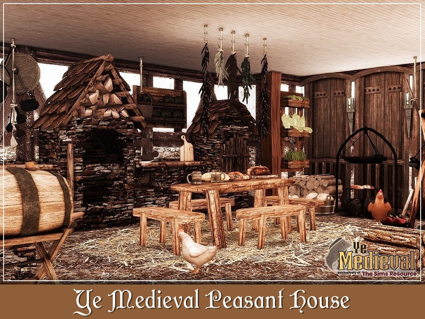 The Sims Resource - Ye Medieval Peasant House