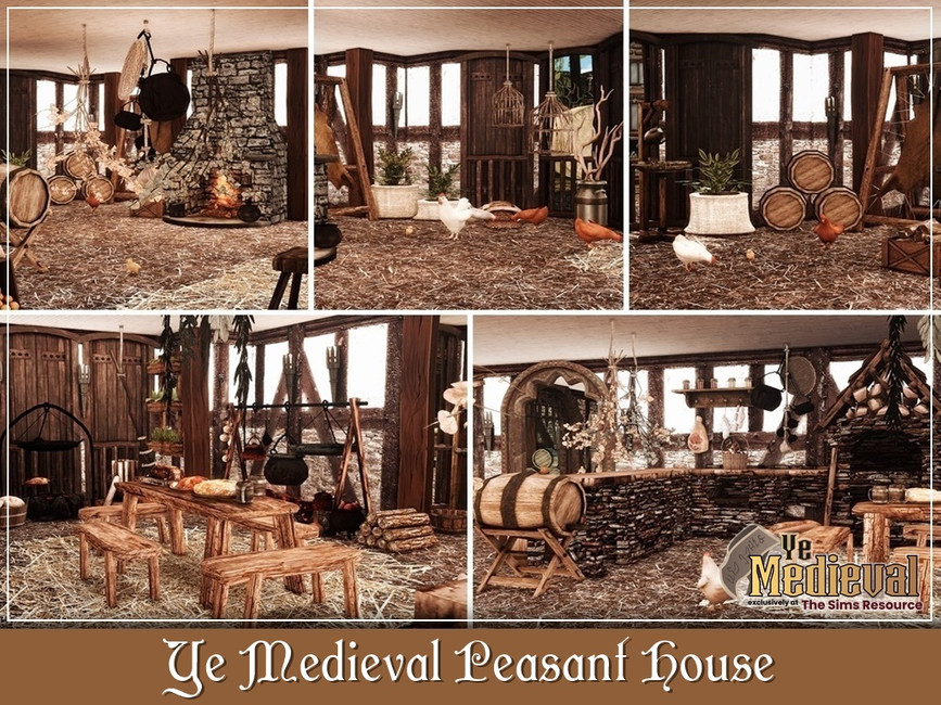 The Sims Resource - Ye Medieval Peasant House