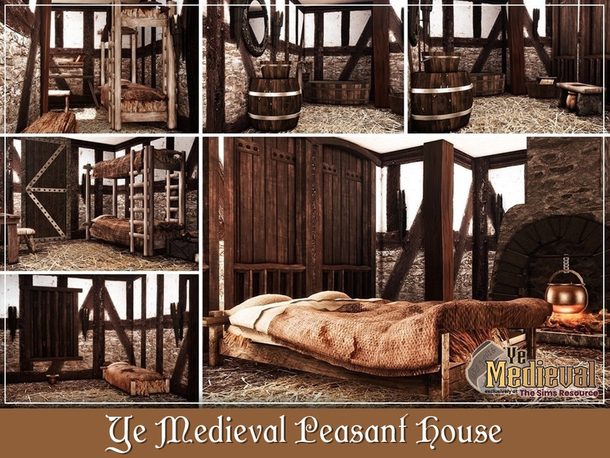 The Sims Resource - Ye Medieval Peasant House