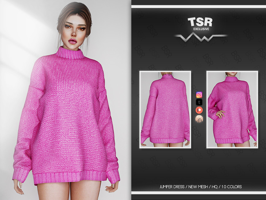 The Sims Resource - JUMPER DRESS BD860