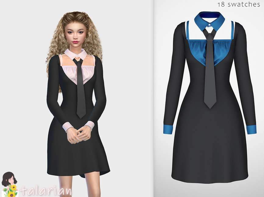 The Sims Resource - June Dress with tie