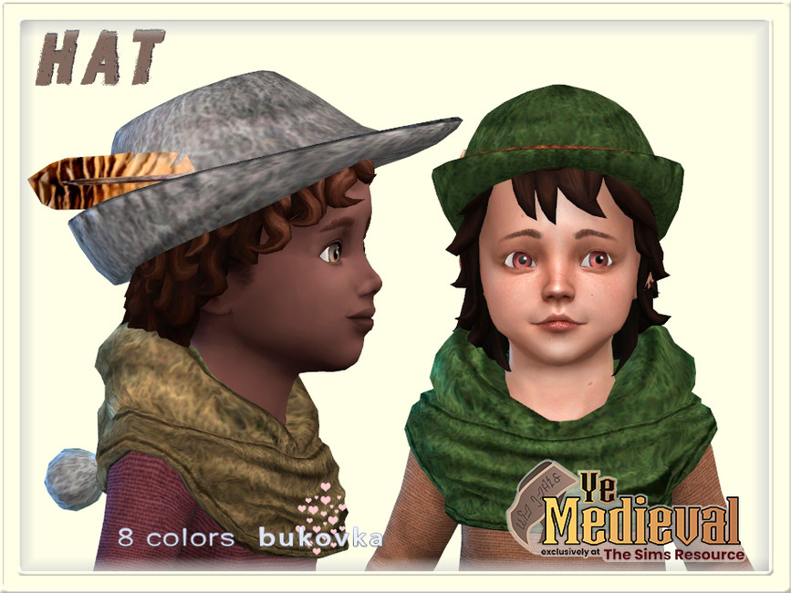 The Sims Resource - Ye Medieval Hat t/m