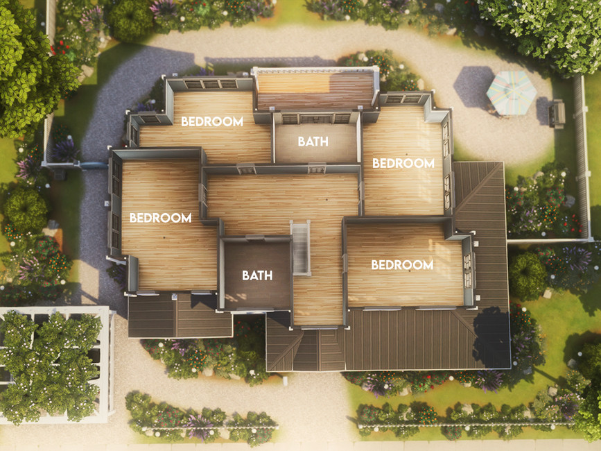 The Sims Resource - (Shell) Padwell Road (TSR only CC)