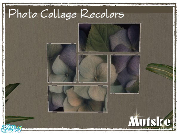 The Sims Resource | Photo Collage Recolors - Flower I