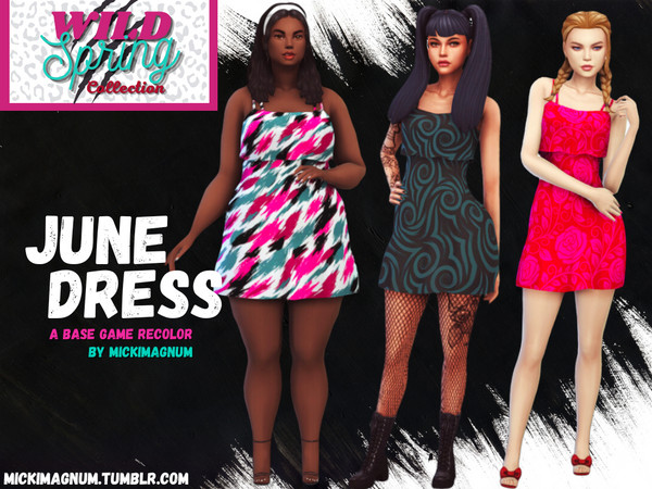The Sims Resource | June Dress