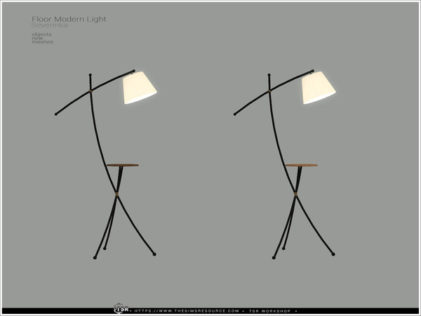 The Sims Resource | Floor Modern Light - lamp E