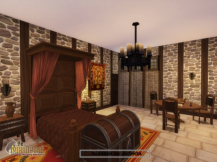 The Sims Resource - Ye Medieval - Castle House - CC only TSR