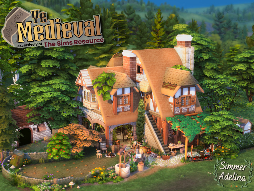 The Sims Resource - Ye Medieval Cottage