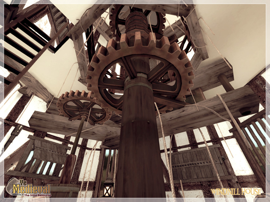 The Sims Resource - Ye Medieval Windmill House
