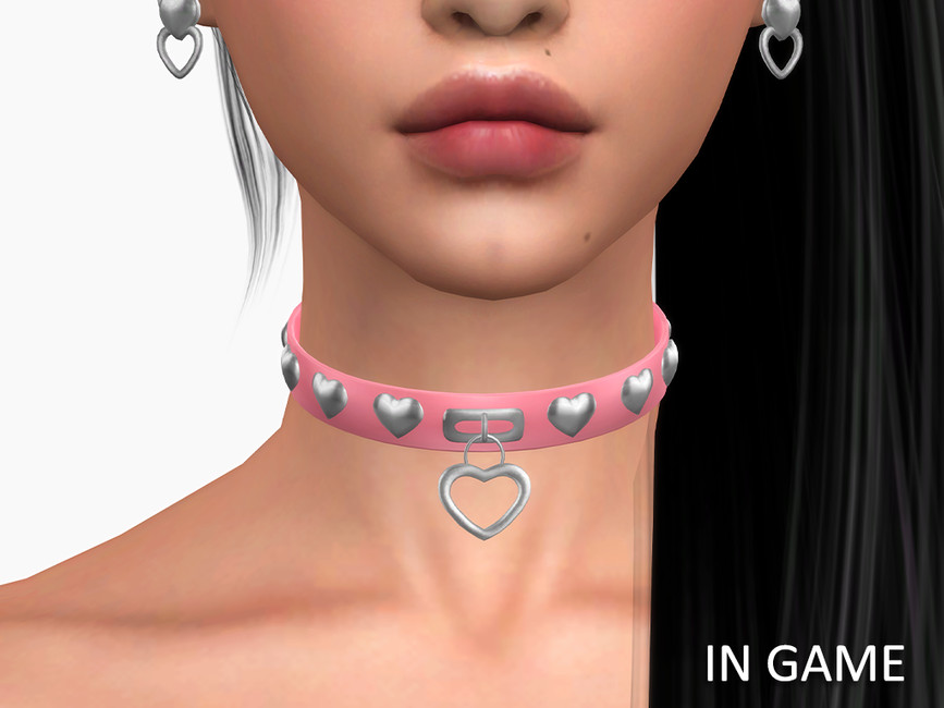 The Sims Resource - Cuteness Heart Choker