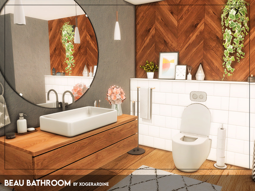 The Sims Resource - Beau Bathroom (TSR only CC)