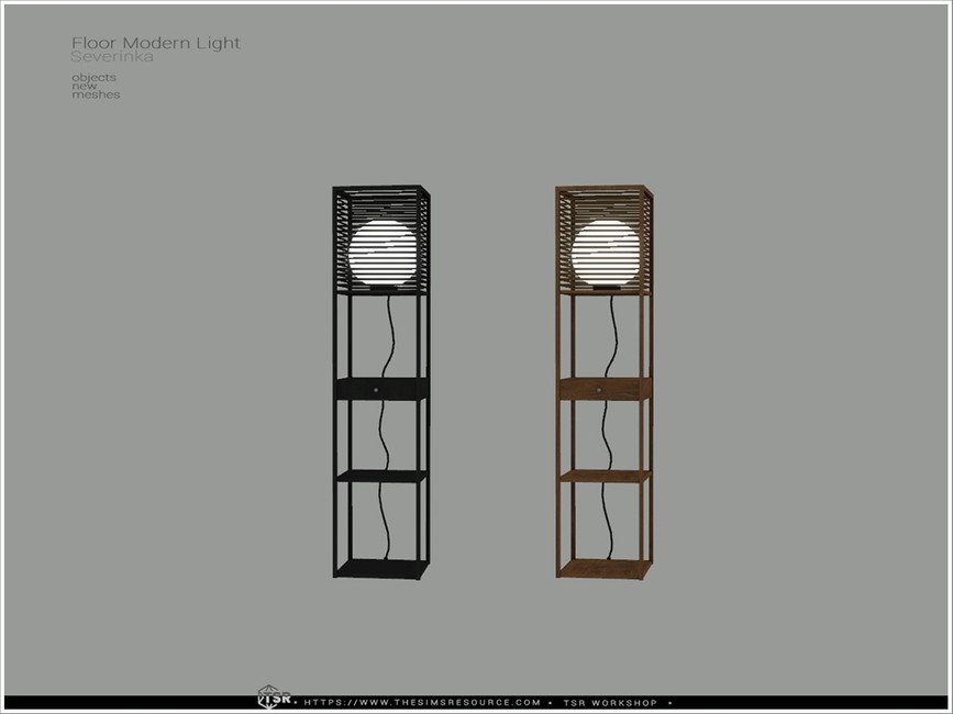 The Sims Resource - Floor Modern Light - lamp B