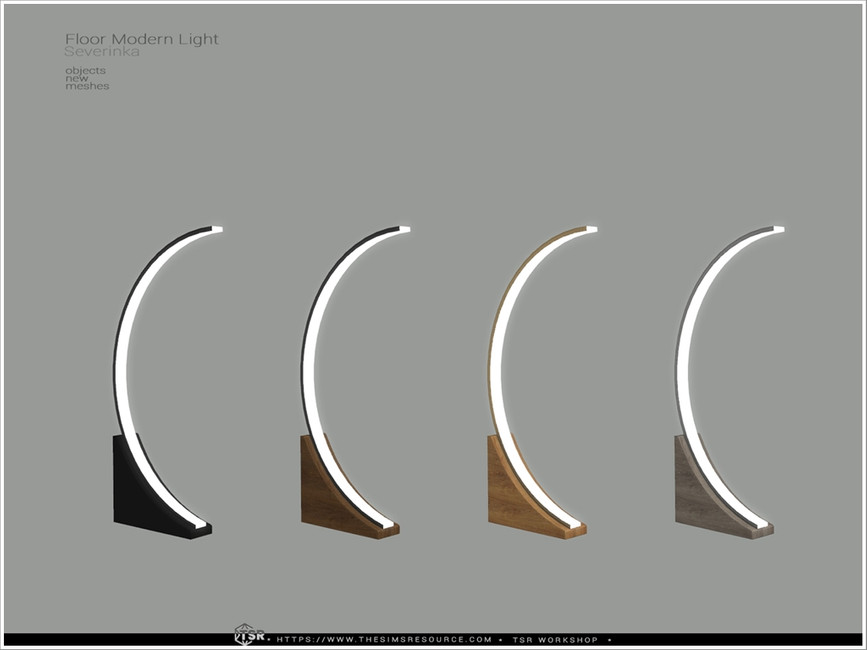 The Sims Resource - Floor Modern Light - lamp C