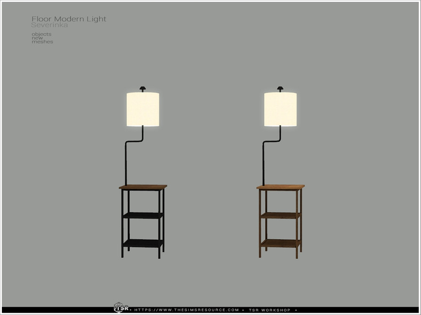The Sims Resource - Floor Modern Light - lamp D