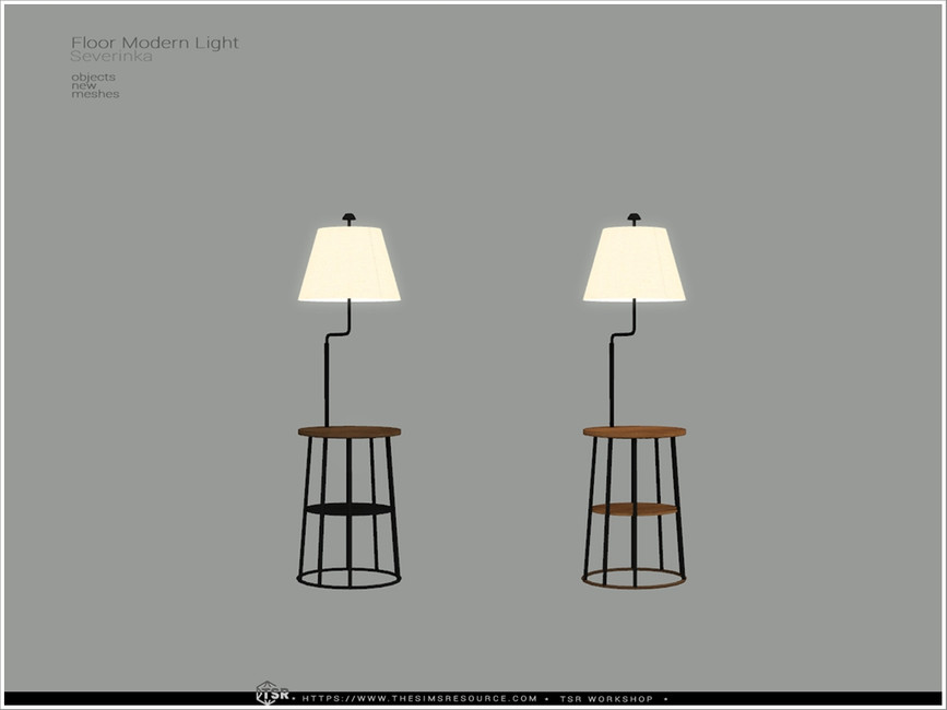 The Sims Resource - Floor Modern Light - lamp E