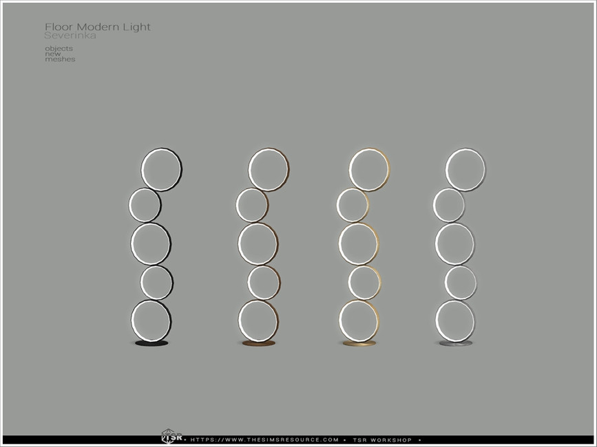 The Sims Resource - Floor Modern Light - lamp G