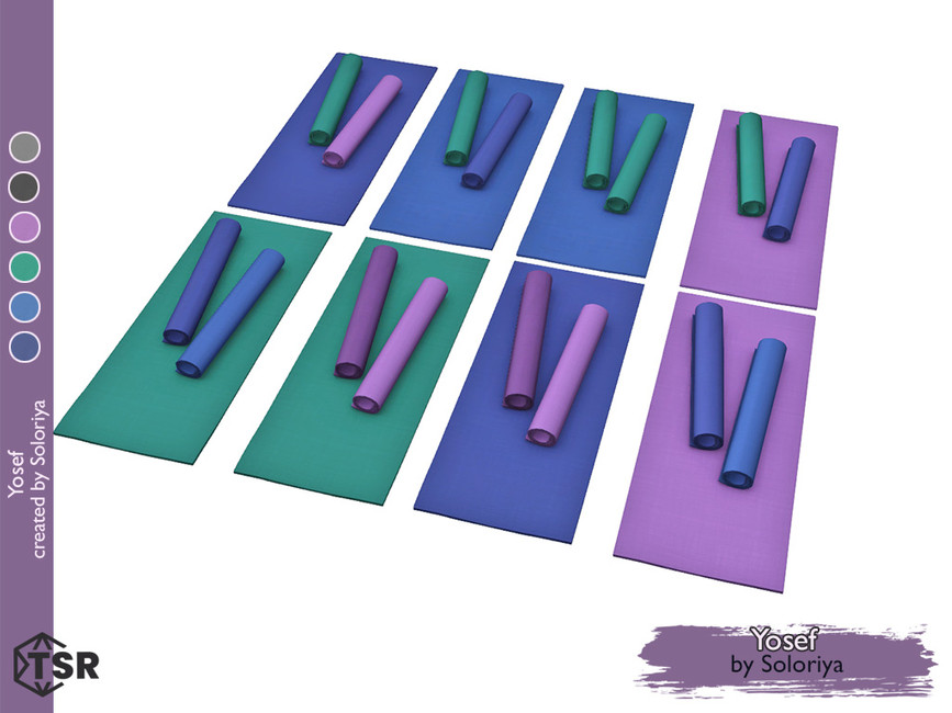 The Sims Resource - Yosef. Yoga Mats