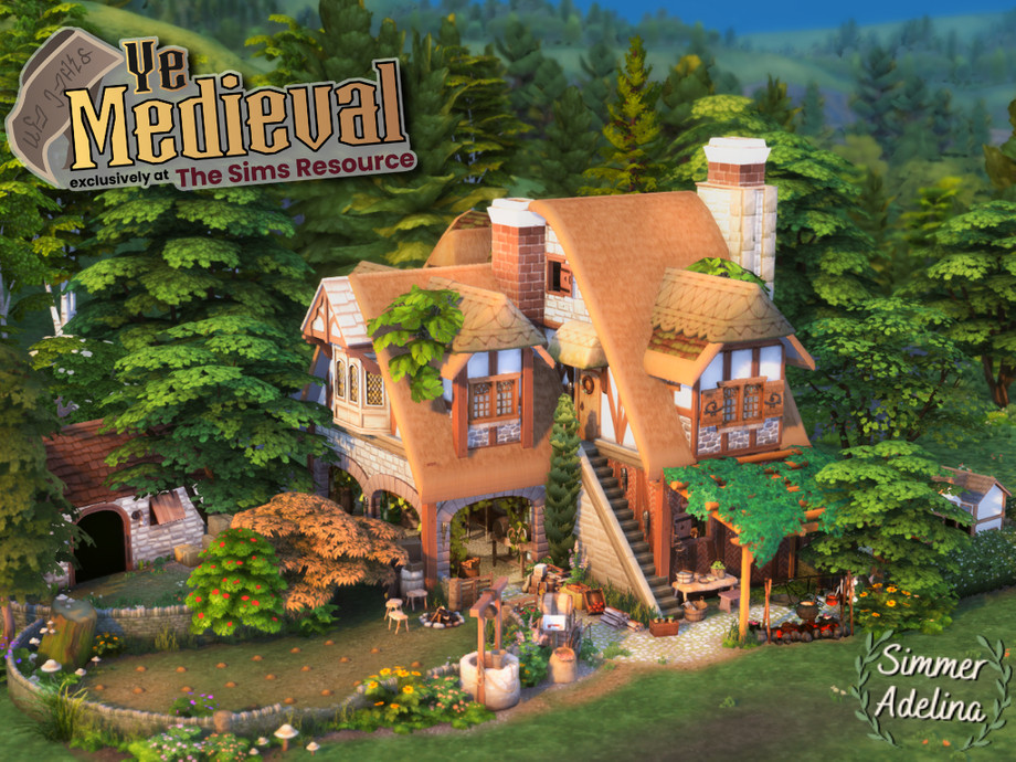 The Sims Resource | Ye Medieval Cottage