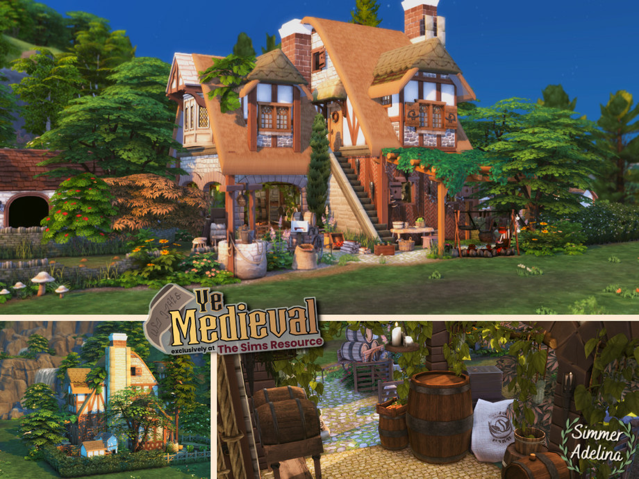The Sims Resource | Ye Medieval Cottage