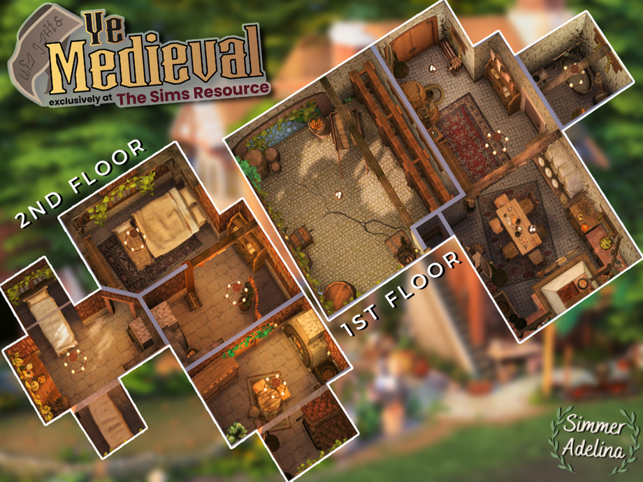 The Sims Resource | Ye Medieval Cottage