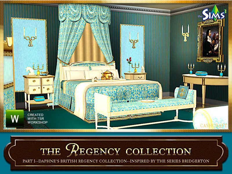 The Sims Resource | Daphne's British Regency Bed Canopy