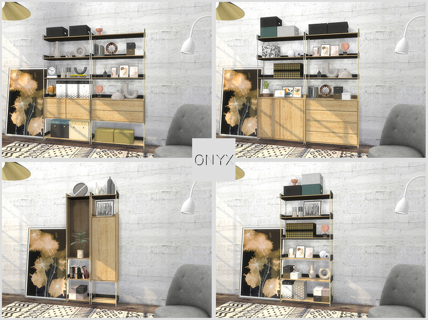 The Sims Resource - Newell Modular Shelves