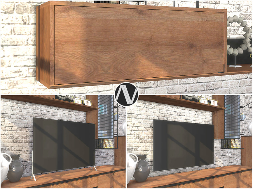 The Sims Resource - Bellevue Living Room TV units