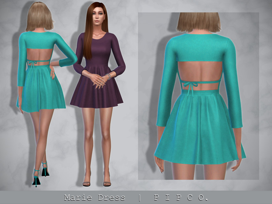 The Sims Resource - Marie Dress.
