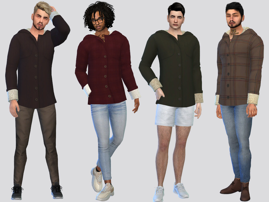 The Sims Resource - Sebbi Wool Jacket