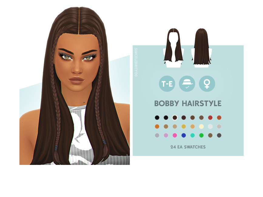 The Sims Resource - Bobby Hairstyle