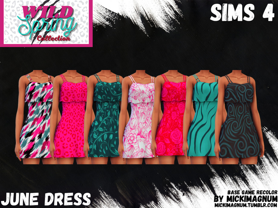 The Sims Resource | June Dress