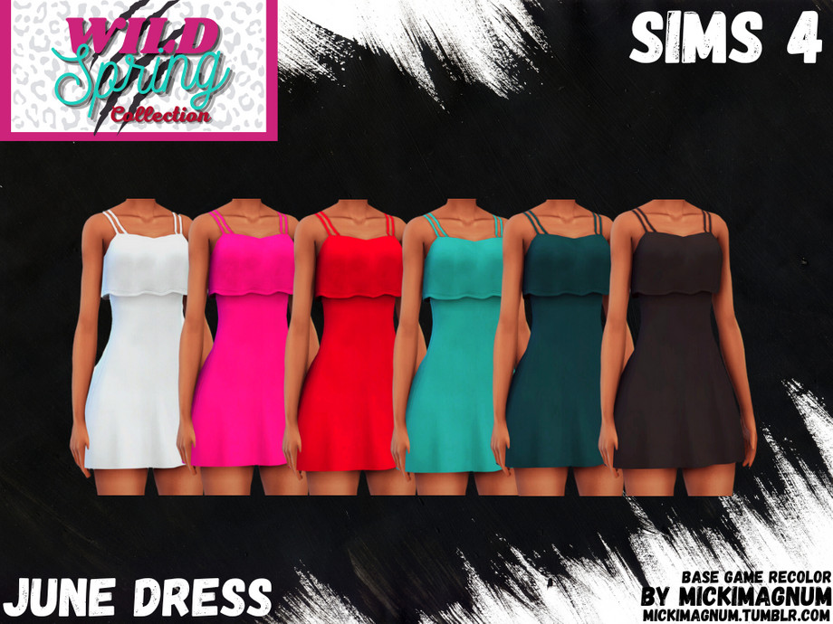 The Sims Resource | June Dress