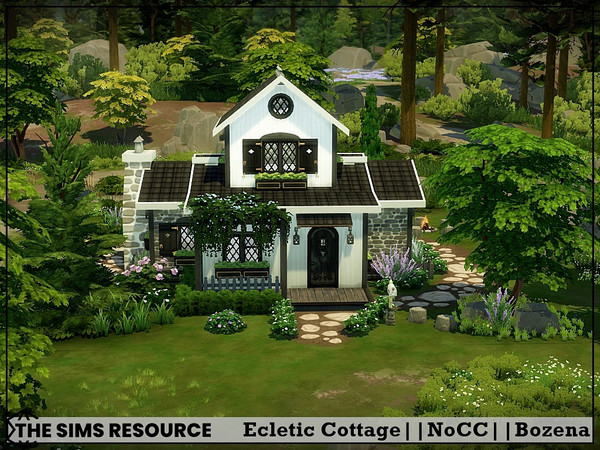 The Sims Resource | Ecletic Cottage - Shell