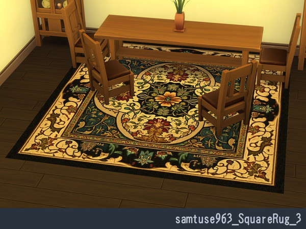 The Sims Resource | Square Rug 3