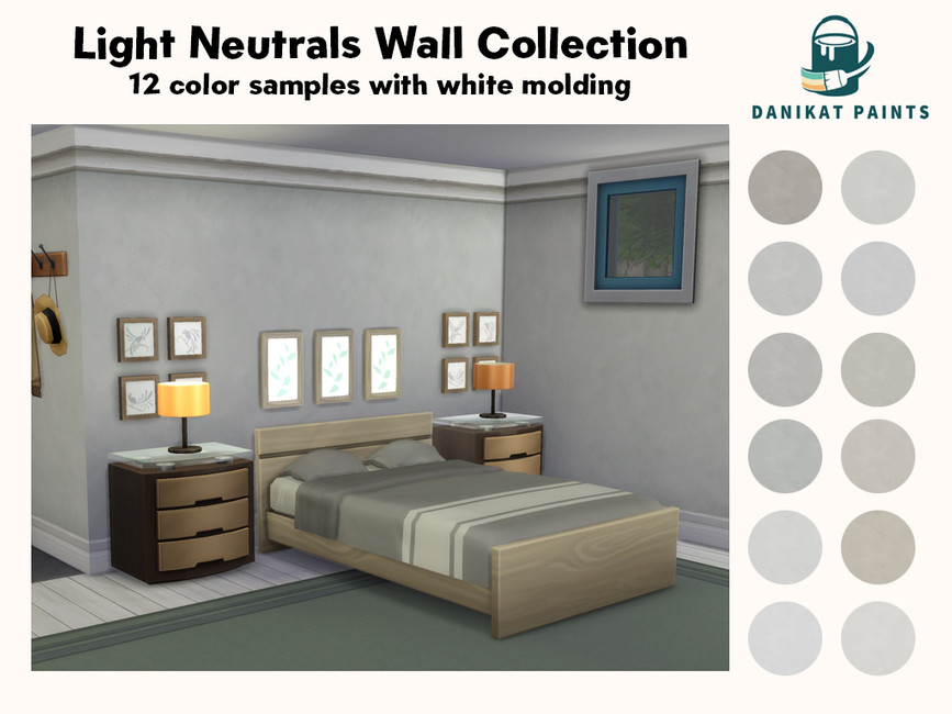The Sims Resource - Light Neutrals Wall Collection