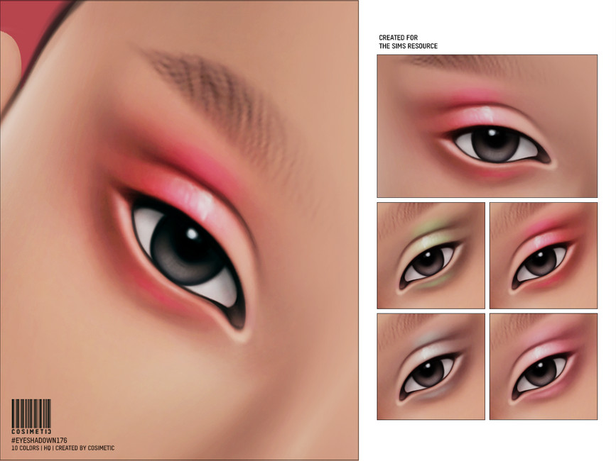 The Sims Resource - Basic Eyeshadow | N176