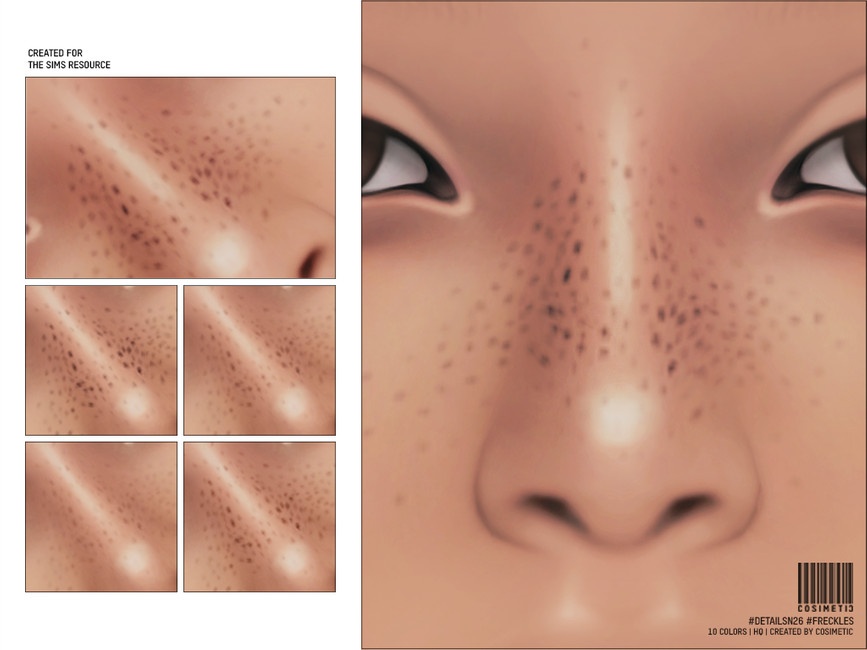 The Sims Resource - Details - HQ Freckles | N26