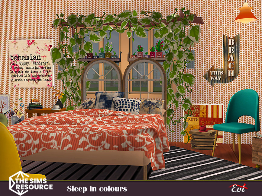 The Sims Resource - Sleep in colours__TSR only CC
