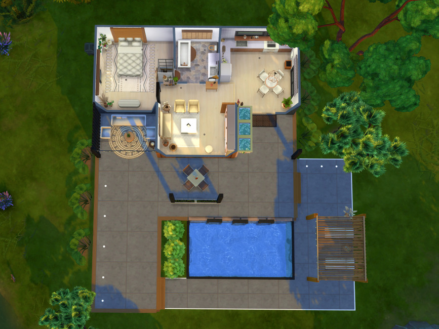 The Sims Resource - Modern Cabin - no cc