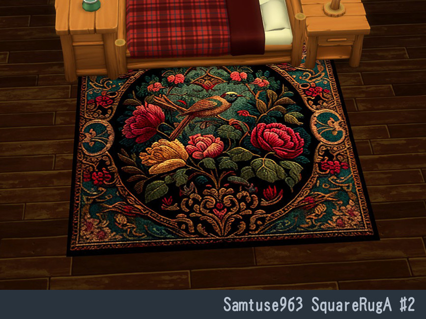 The Sims Resource - Square Rug A 2