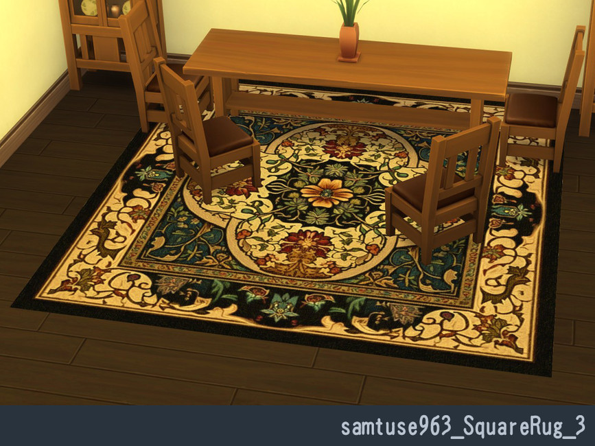 The Sims Resource - Square Rug 3